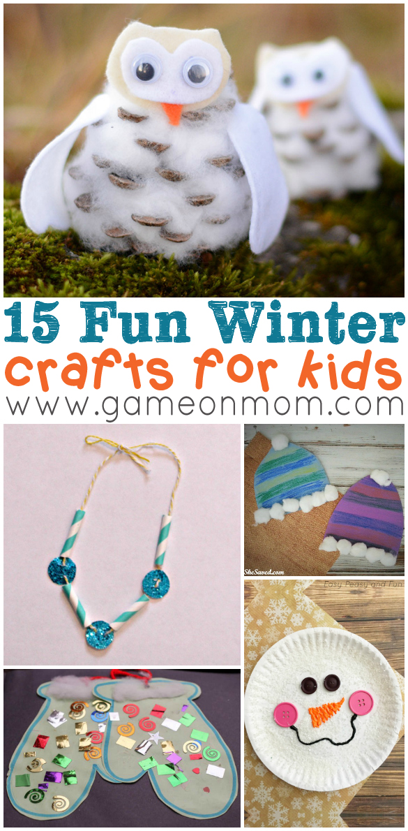15 Fun Winter Crafts For Kids Game On Mom